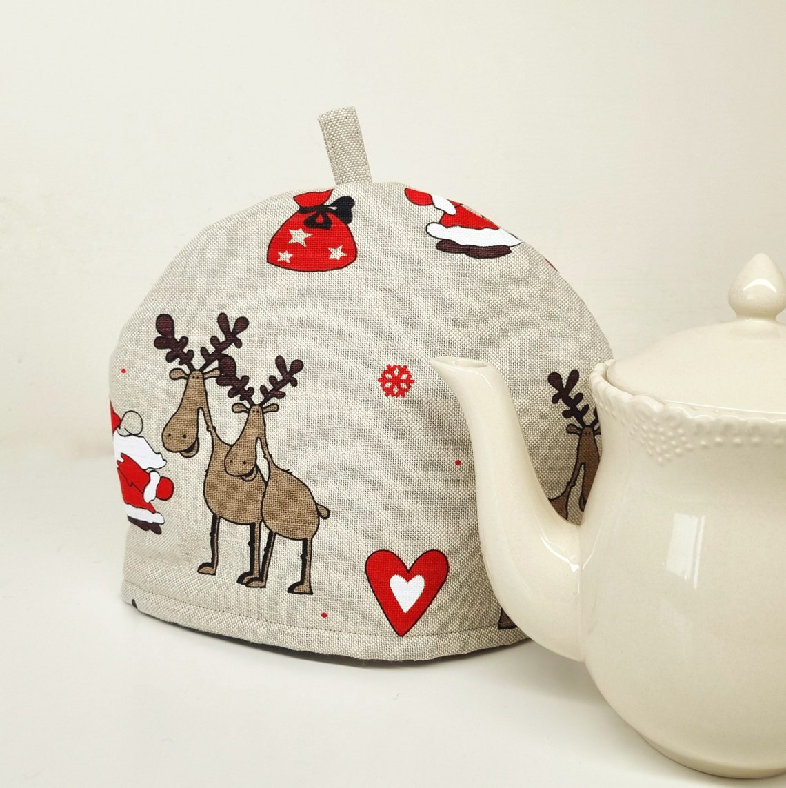 Fabric Teapot Cozy, Christmas Teapot Cozy, Insulated Tea Cosy, Coffee ...