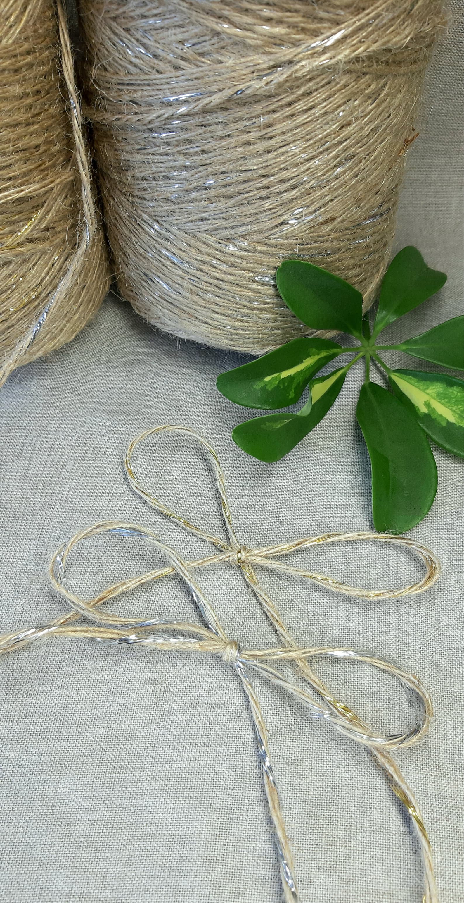 Mettalic Jute Twine, Gold Jute String, Silver Jute String, Hessian ...