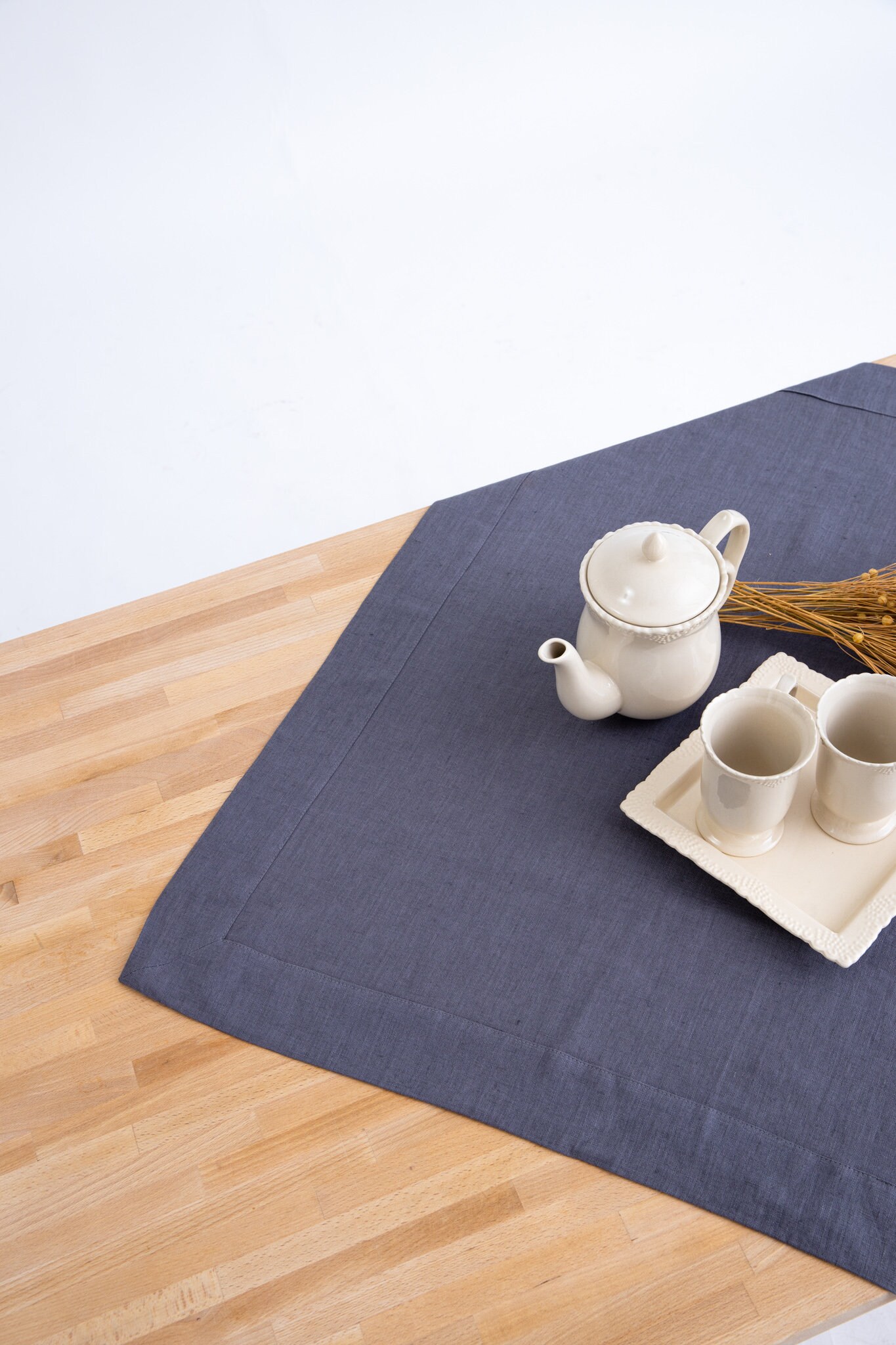 Small Linen Tablecloth Square Tablecloth Gray Linen - Etsy