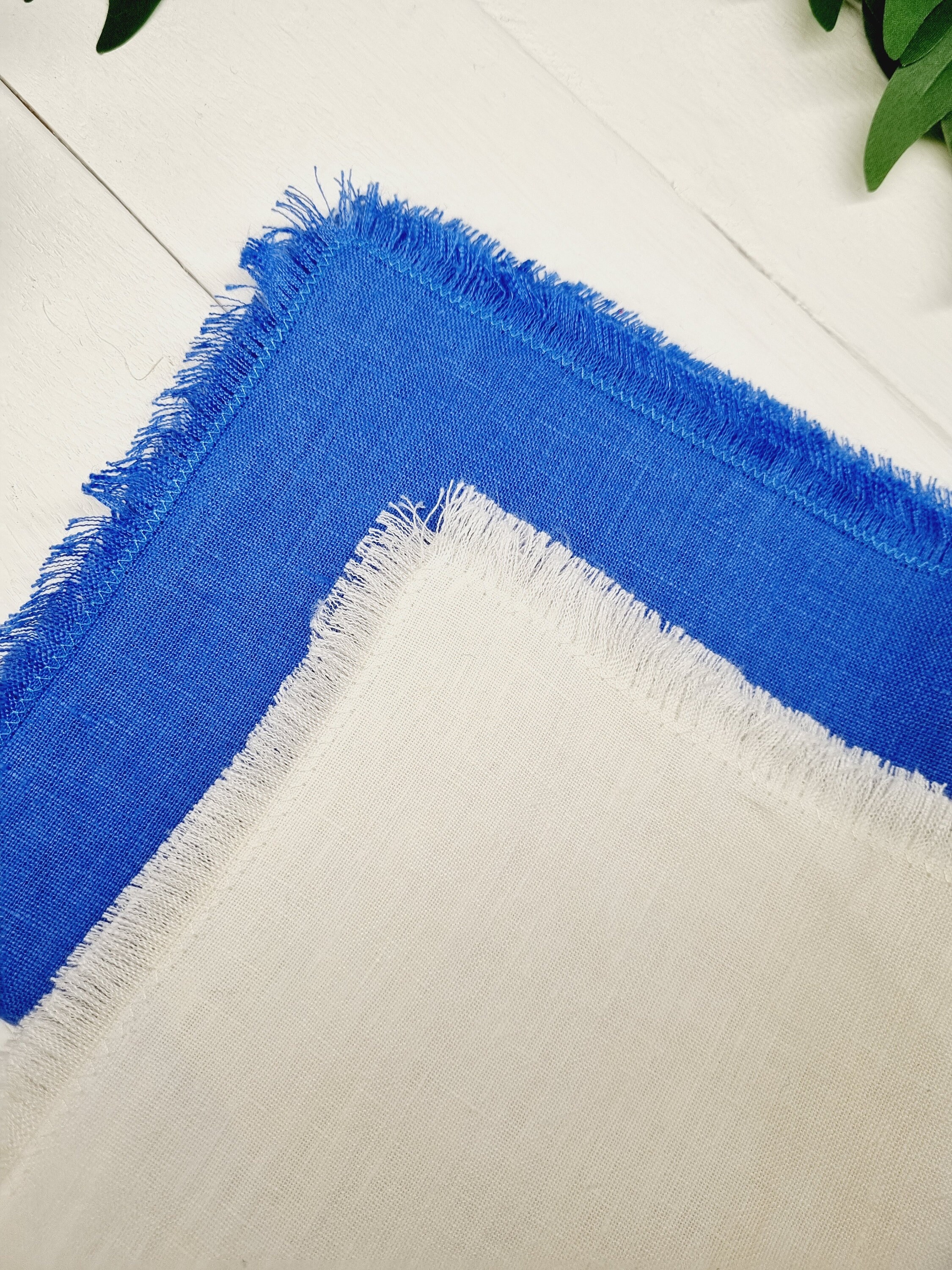 Raw Edges Linen Napkins Frayed Edge Napkins Linen Napkins - Etsy