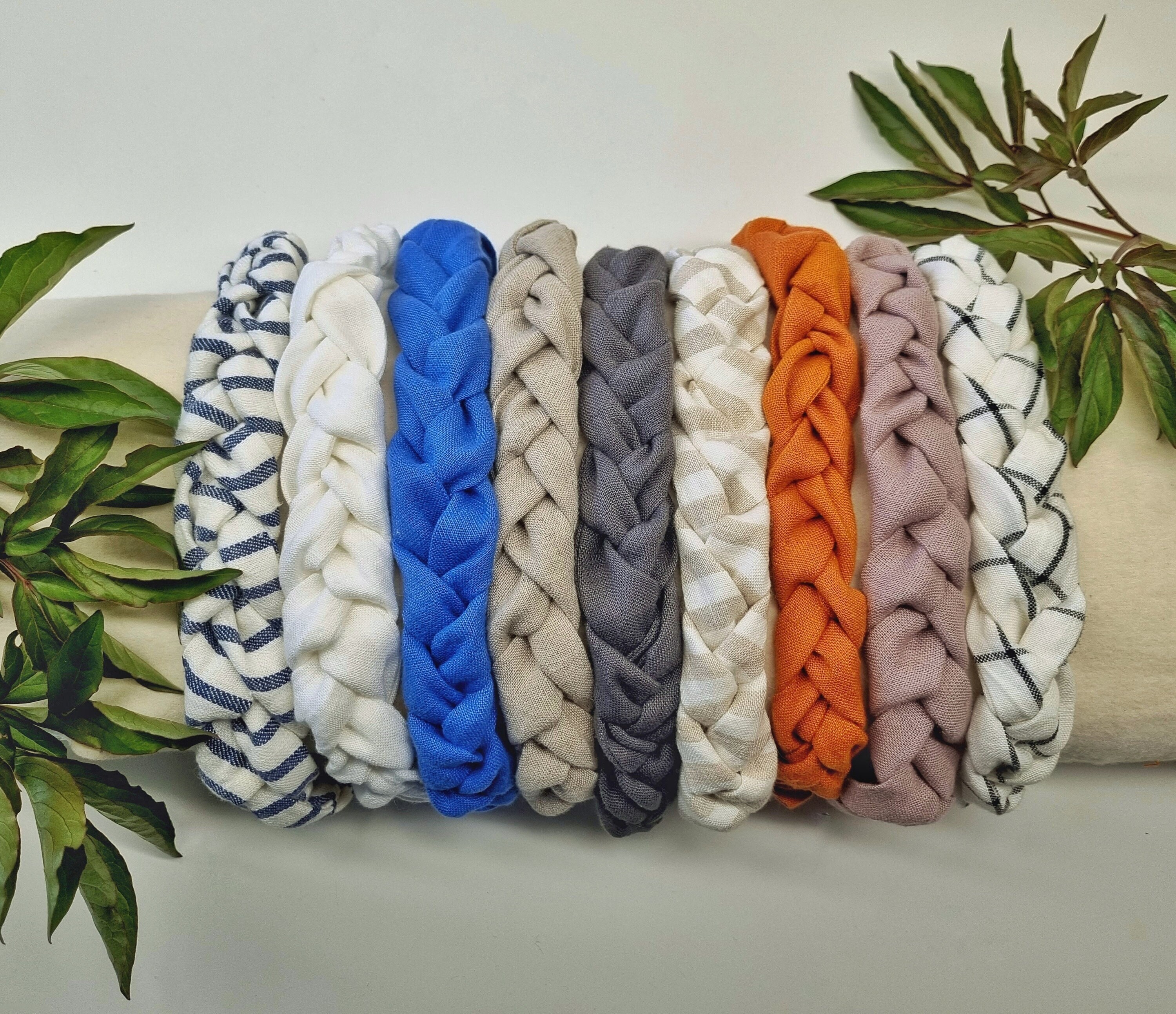 Twisted Linen Headband - Various Colors - Etsy