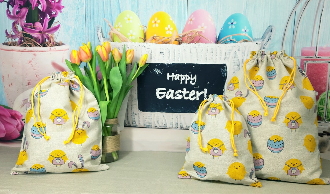 Easter Sacks, Easter Treat Bags, Easter Favors Bags, Easter Gift Bags ...