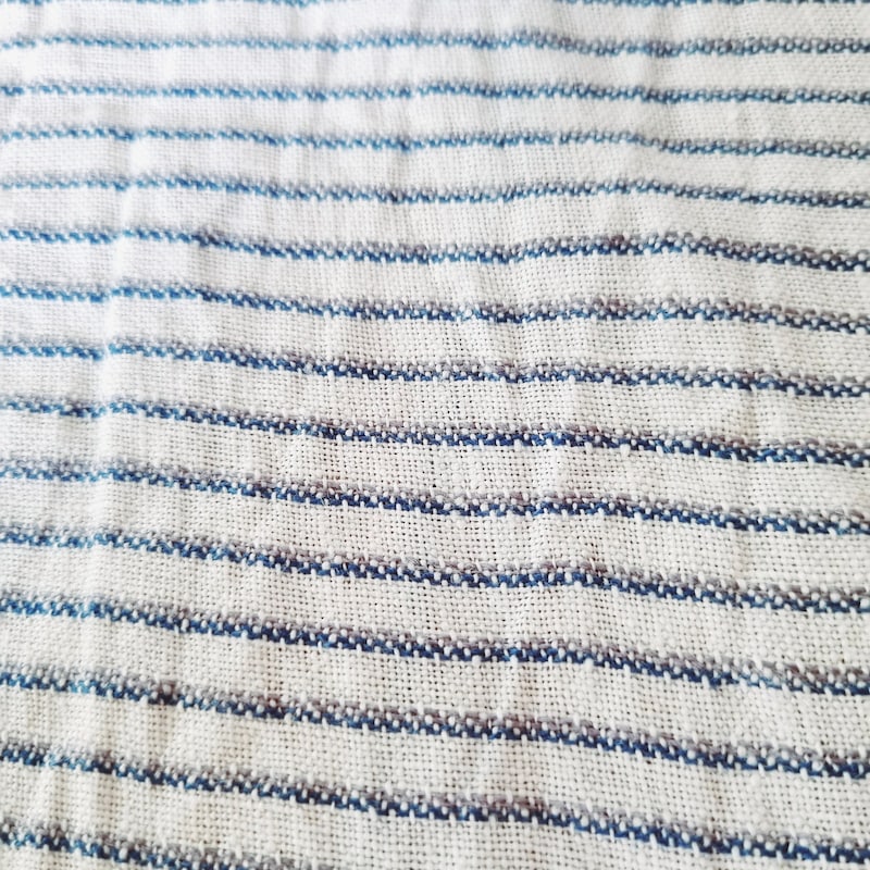 Striped Linen Fabric - Etsy
