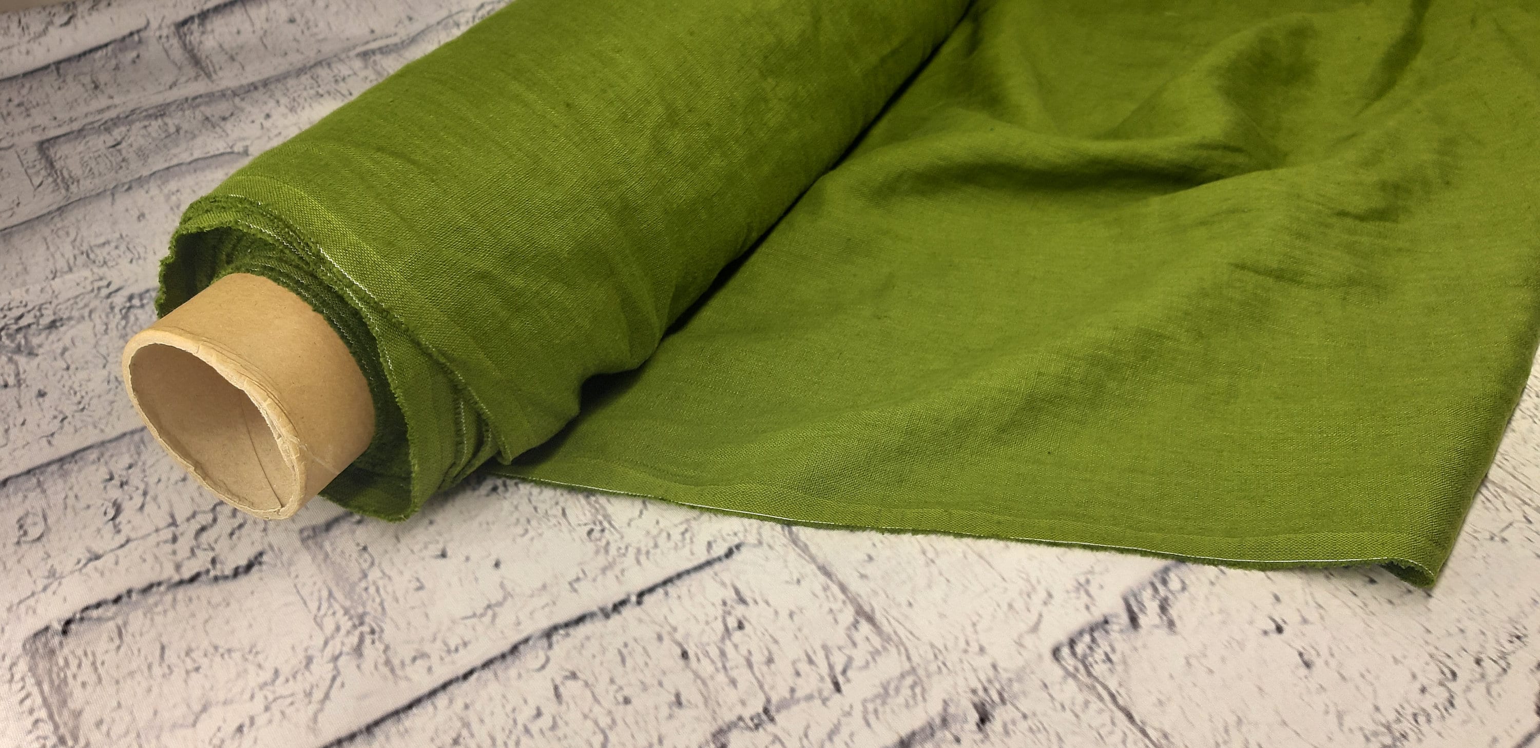 Moss Green Linen Fabric Lime Green Linen Fabric Linen Fabric - Etsy