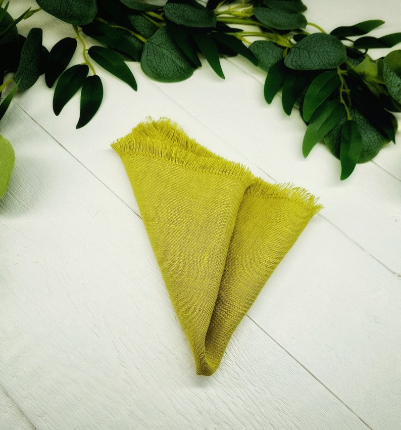Raw Edges Linen Napkins Frayed Edge Napkins Linen Napkins - Etsy