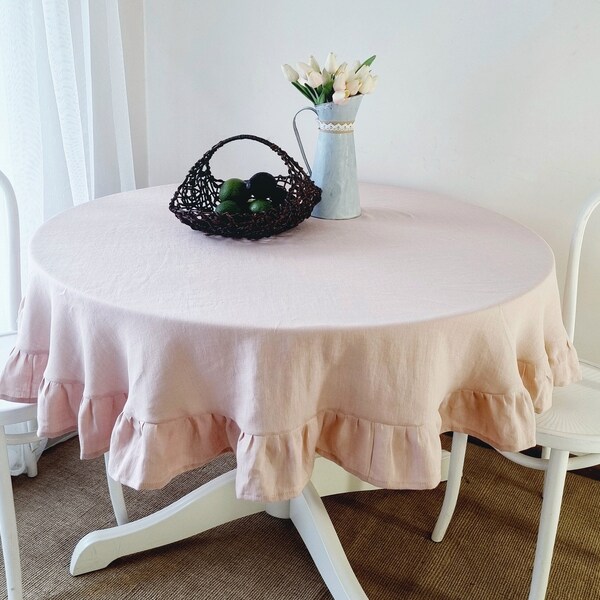 70 Inch Round Tablecloth - Etsy