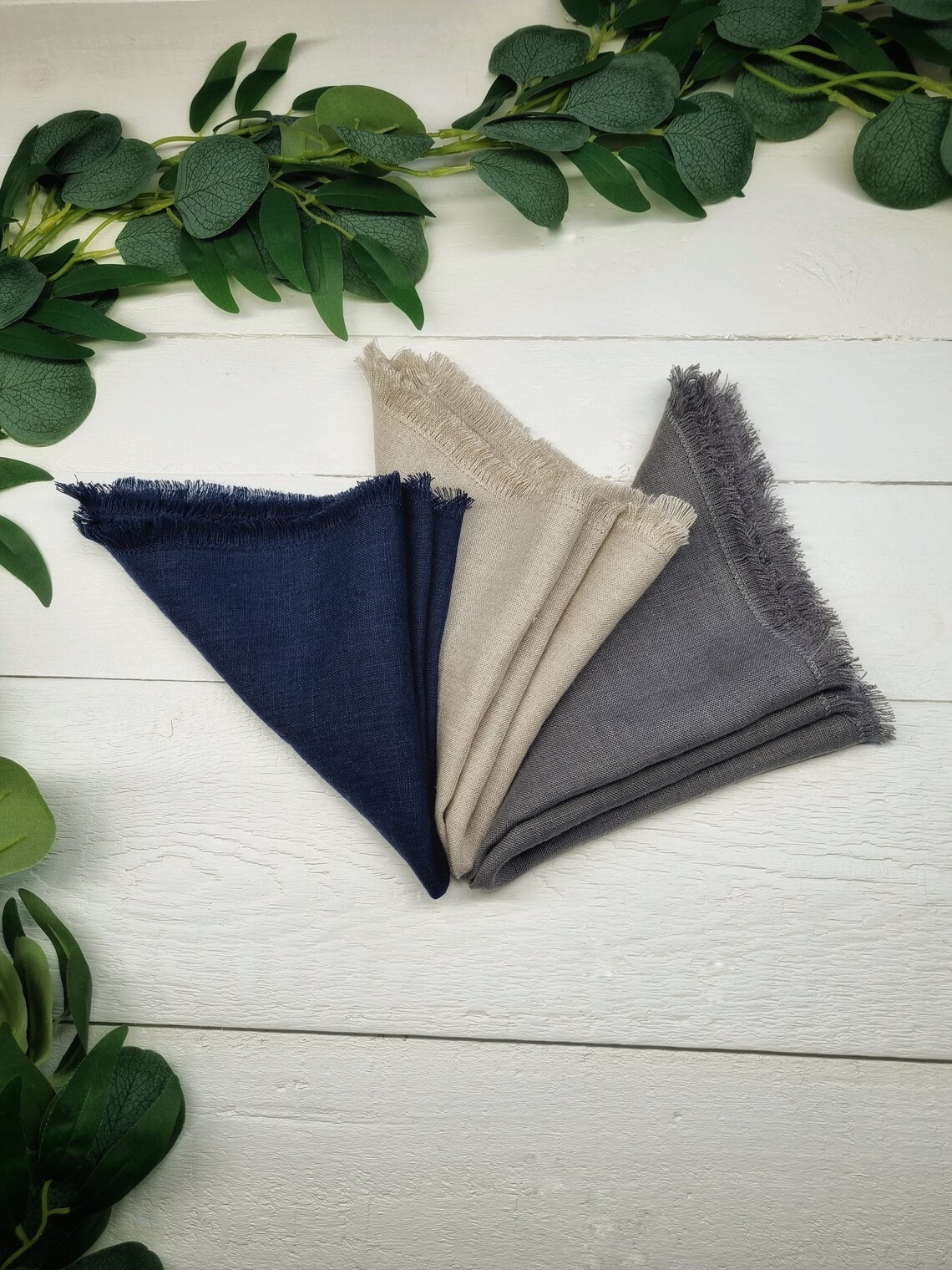Raw Edges Linen Napkins Frayed Edge Napkins Linen Napkins - Etsy
