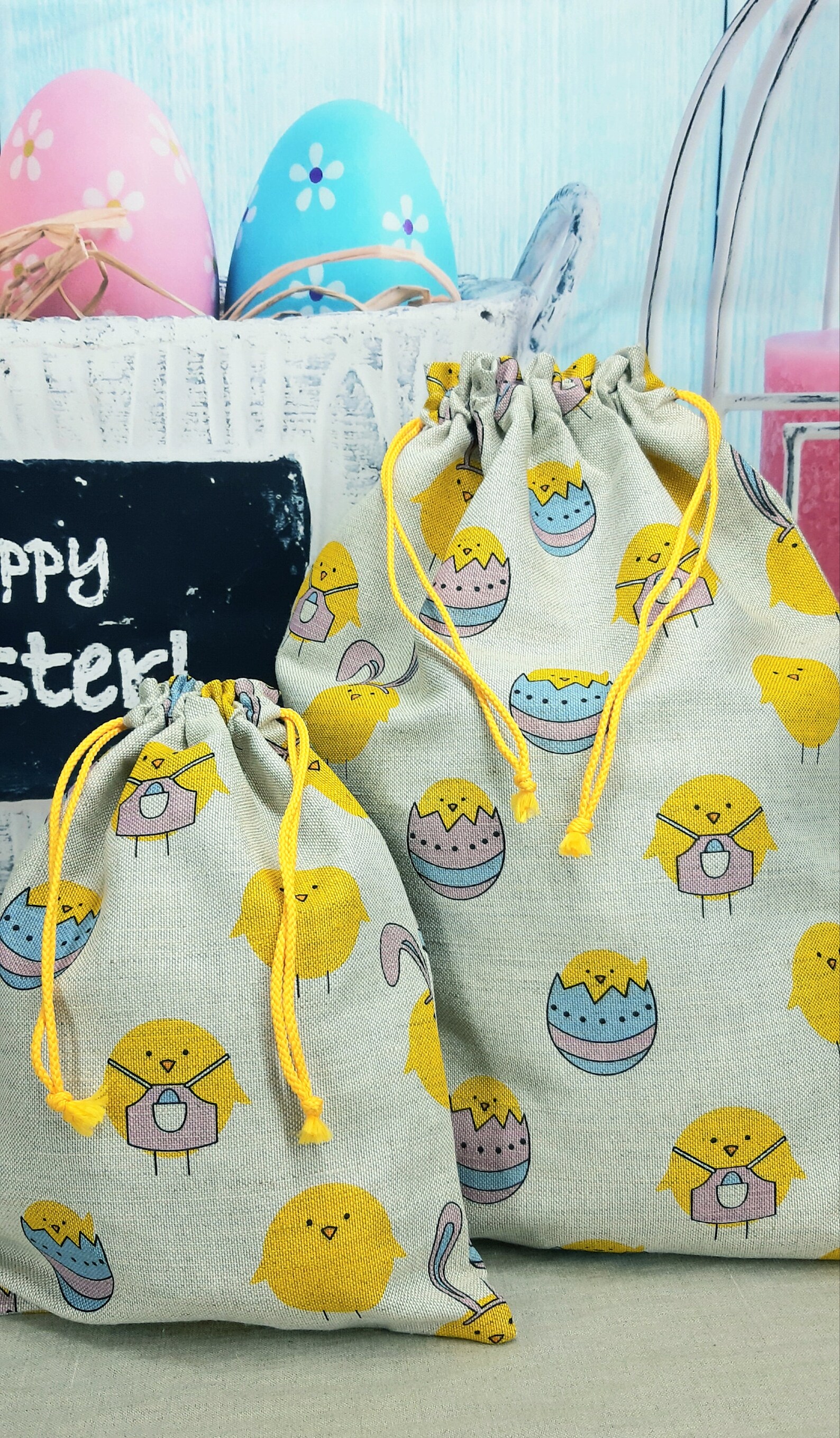 Easter Sacks Easter Treat Bags Easter Favors Bags Easter - Etsy