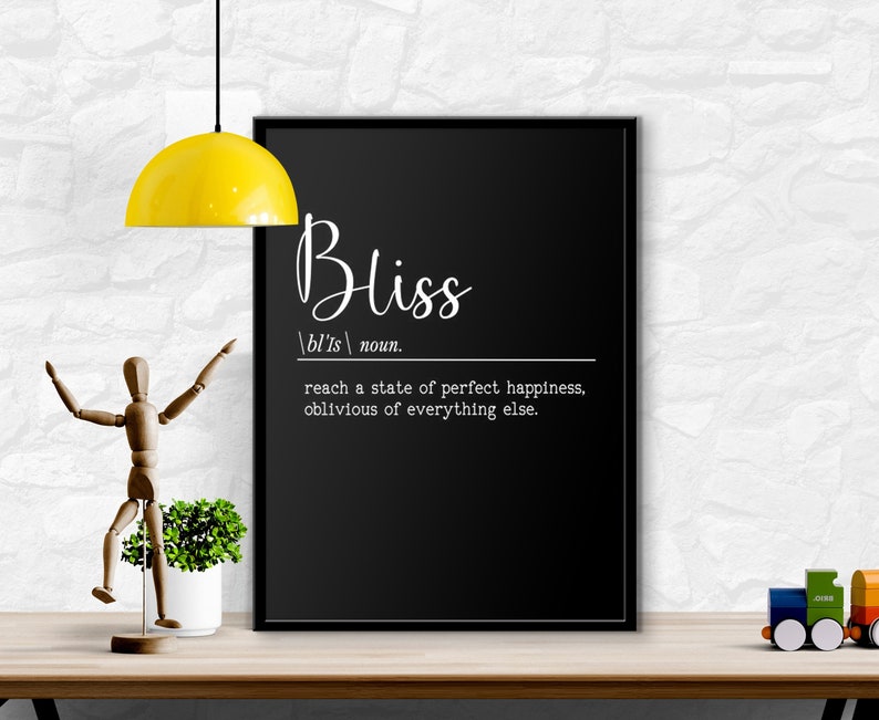 Bliss Art Home Décor SVG Prints - Etsy