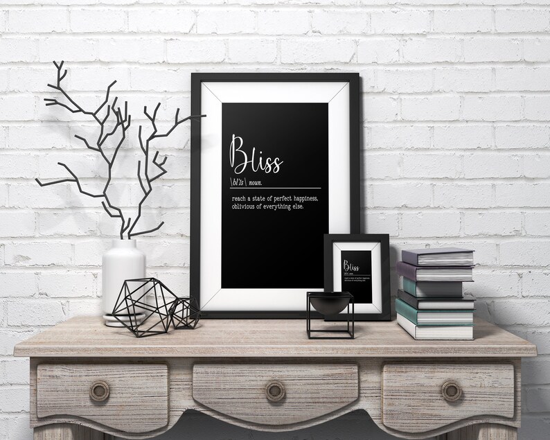 Bliss Art Home Décor SVG Prints - Etsy