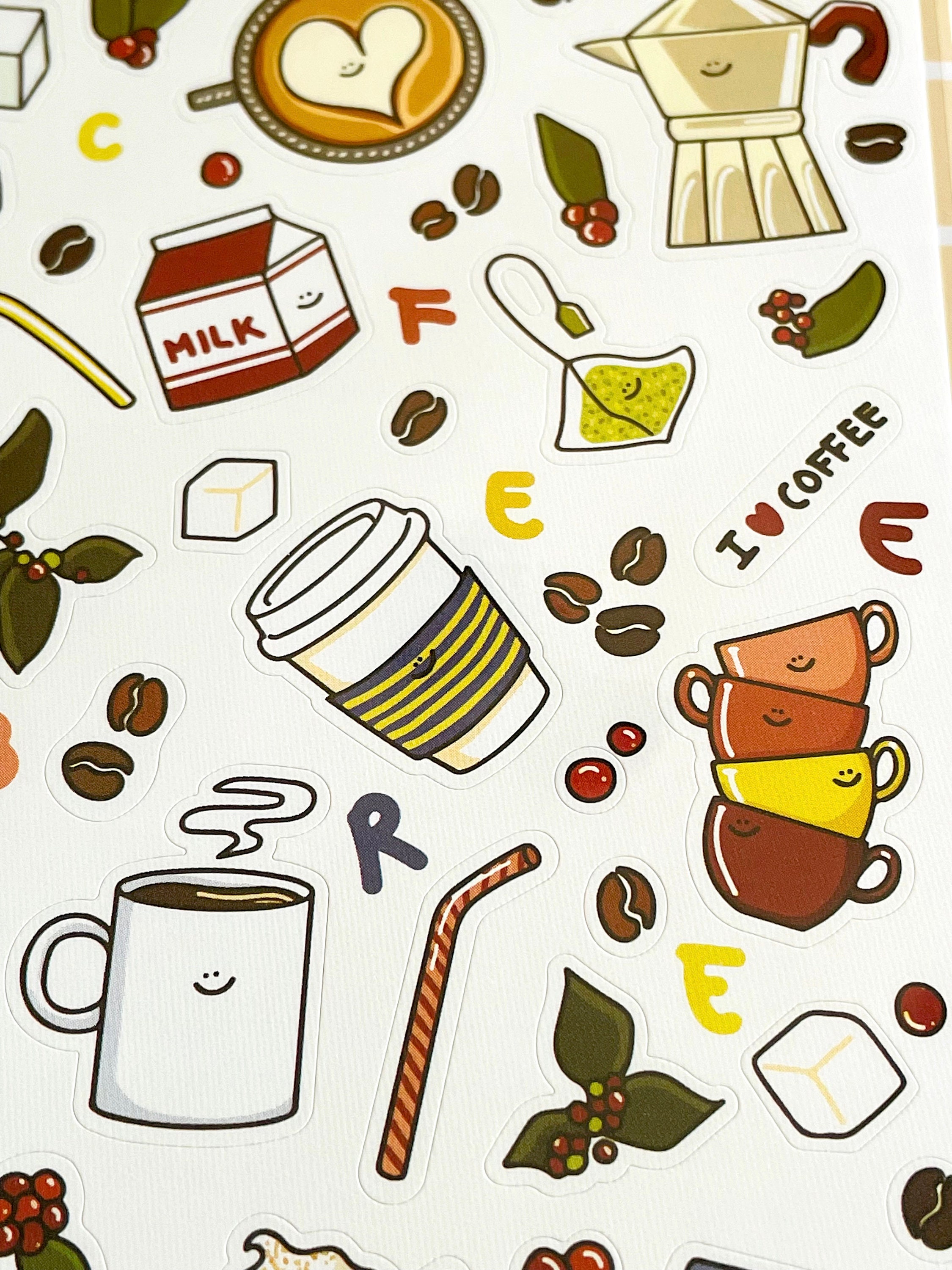 Bonito Coffee Break B6027 Stickers, Planner Stickers, Deco Stickers ...