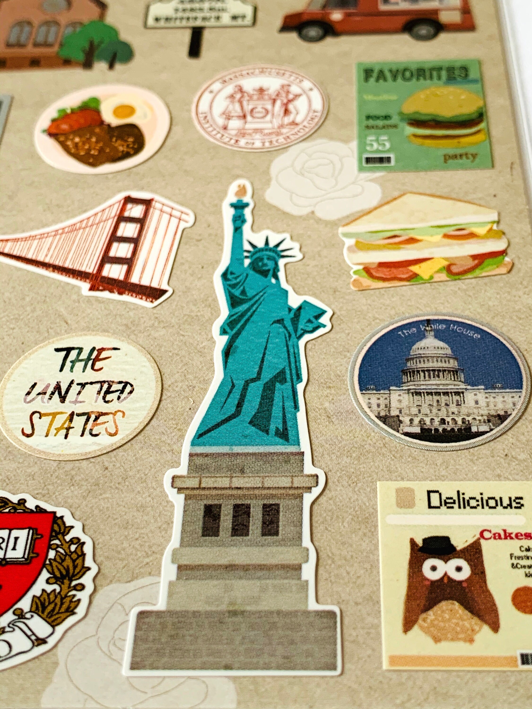 Nekoni Country Stickers Planner Stickers Deco Stickers Cute | Etsy