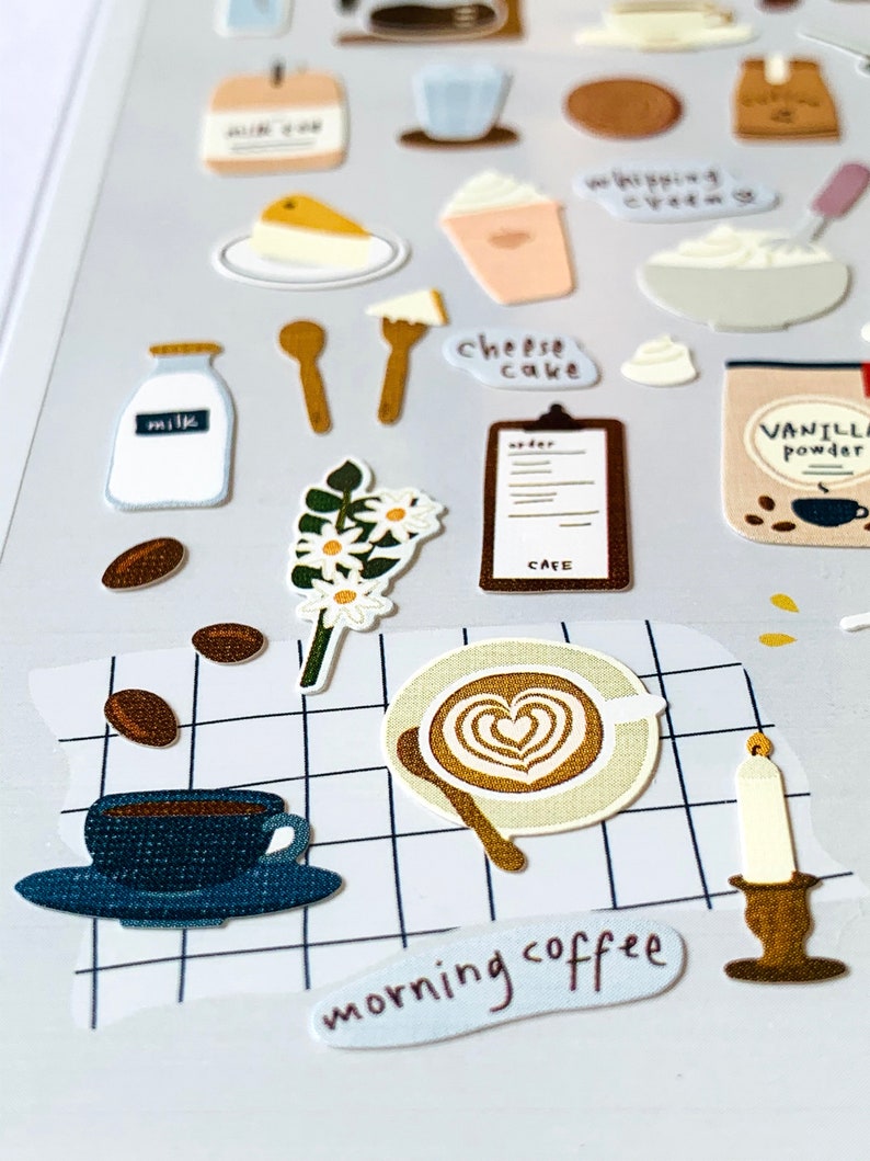 Suatelier I Like Coffee Stickers Planner Stickers Deco | Etsy