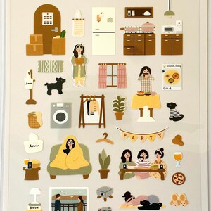 Suatelier Home Sweet Home/vlog_home Stickers, Planner Stickers, Deco ...