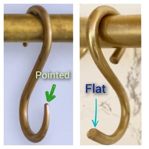 Kitchen Rack From Solid Unlacquered Brass Rod Diameter 16mm With Hook ...