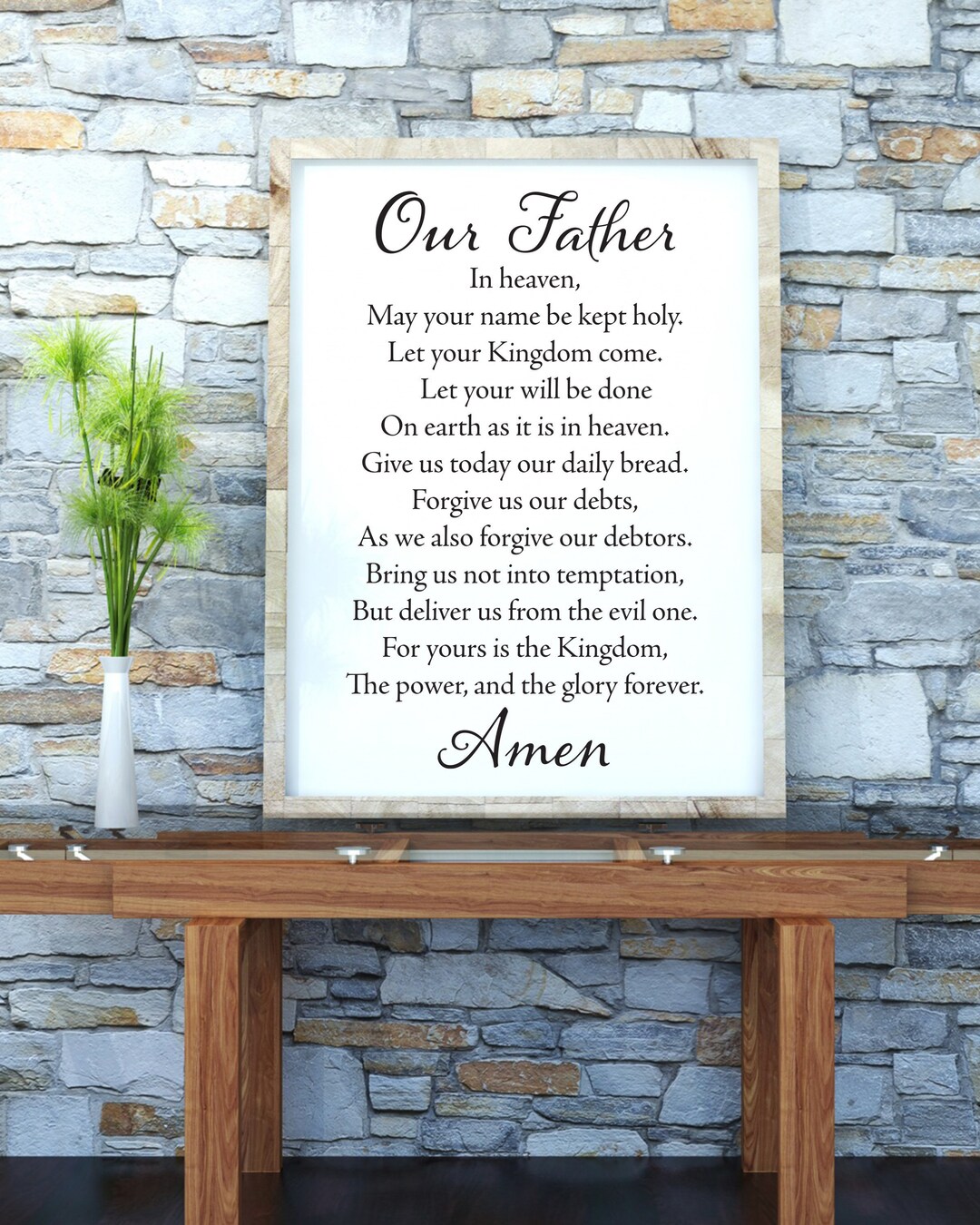 Lord's Prayer, WEB, Bible Verse, Christian, Digital Print, Church - Etsy