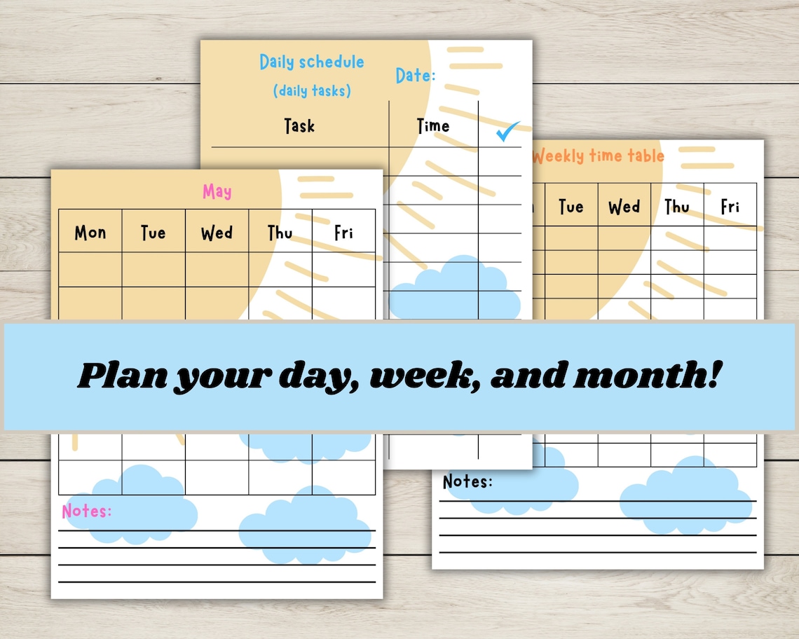Homeschool Printable Planner Homeschool Mom Field Trip Planner, Lesson ...
