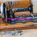 Antique Singer 12K Fiddle Base Hand Crank Sewing Machine Ottoman ...