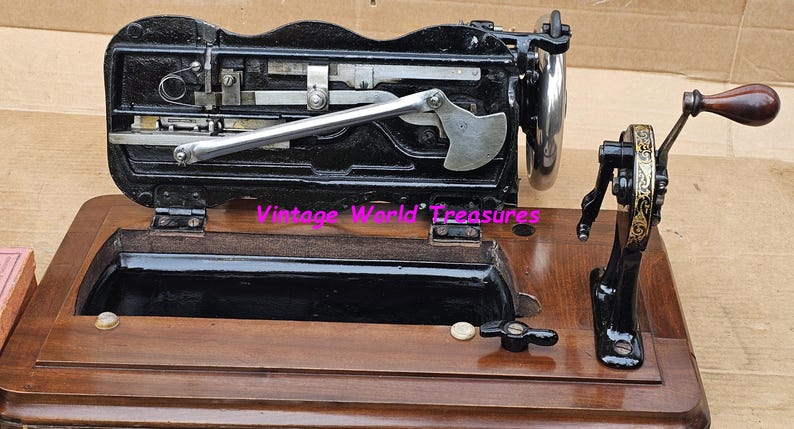 Bradbury Fiddle Base Antique Sewing Machine: Wellington Model - Etsy