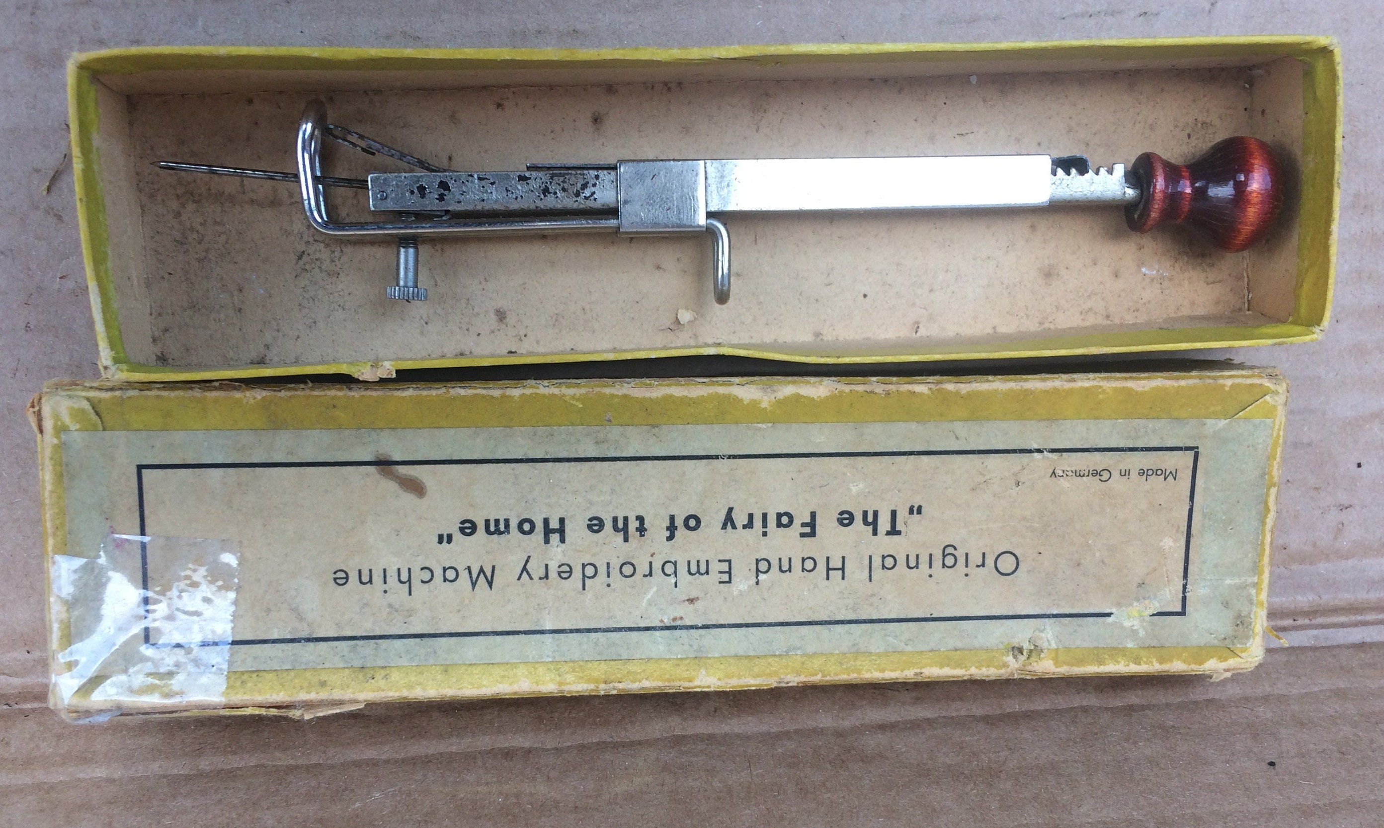 Original Hand Embroidery Machine the Fairy of the Home Made in Germany ...