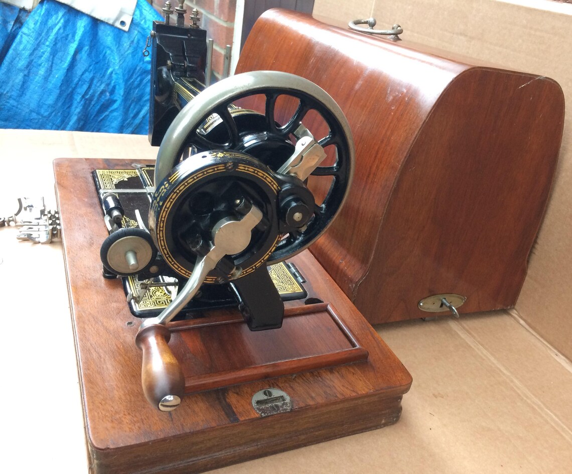 Veritas Antique Sewing Machine With Mother of Pearl - Etsy