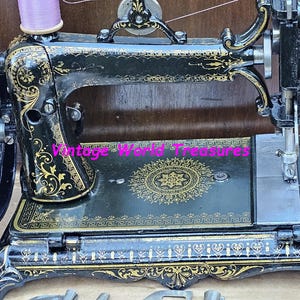 Defiance Lockstitch Antique Sewing Machine With Case and Instruction ...