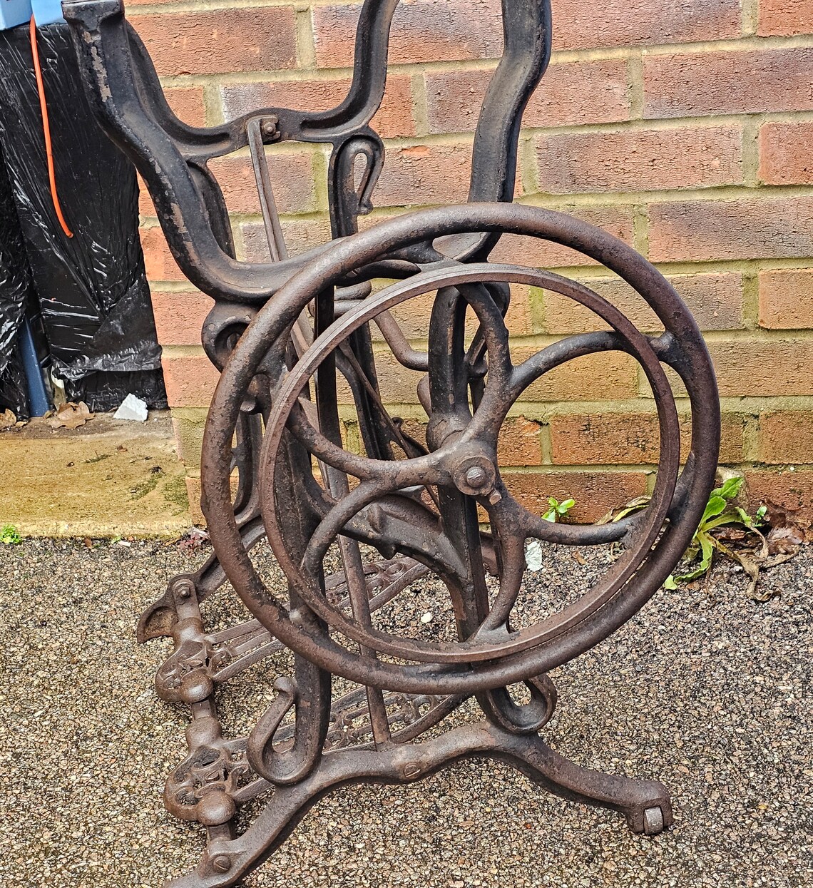 Antique Hurtu French Treadle Sewing Machine Frame Only - Etsy