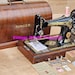 Singer 48K Sewing Machine With Ottoman Carnation Decals - Etsy
