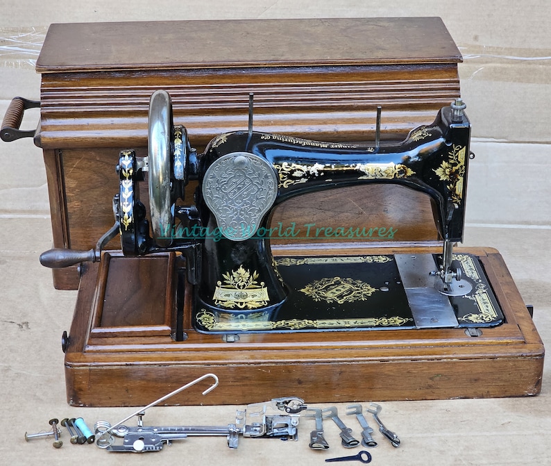 Vintage Singer 28k Hand Crank Sewing Machine - Etsy