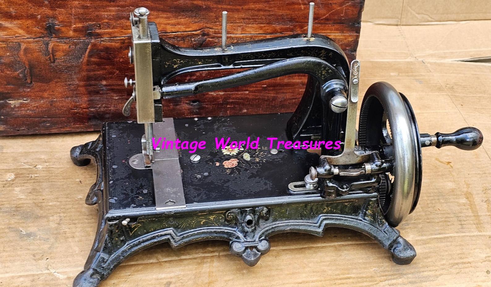 Junker & Ruh Lockstitch Antique Hand Crank Sewing Machine - Etsy