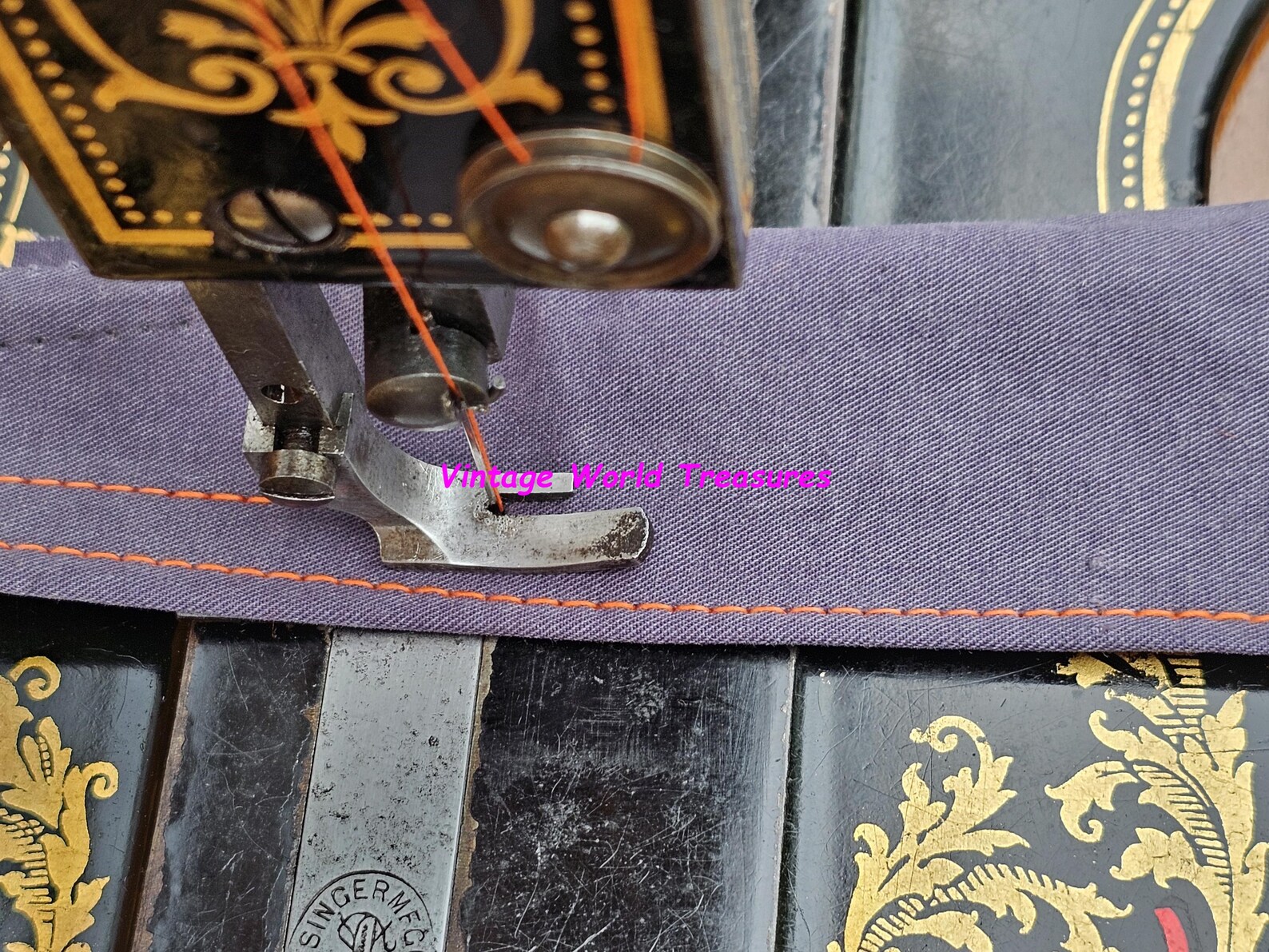 Singer 12K Fiddle Base Hand Crank Sewing Machine - Etsy