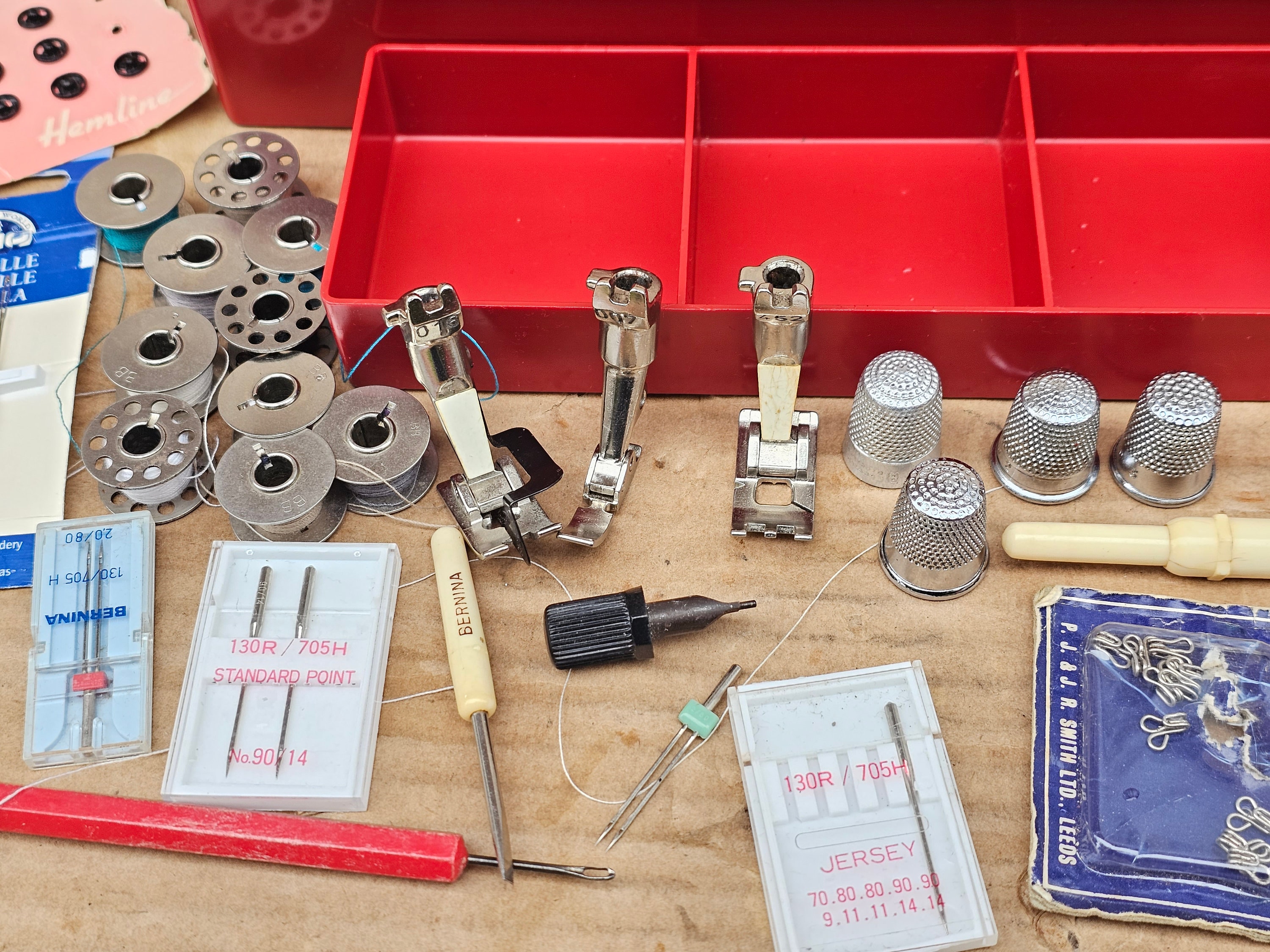 Vintage Old Bernina Sewing Machine Attachments/accessories and Case - Etsy