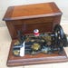 Antique Singer 12K Fiddle Base Sewing Machine With Large Roses Decals ...