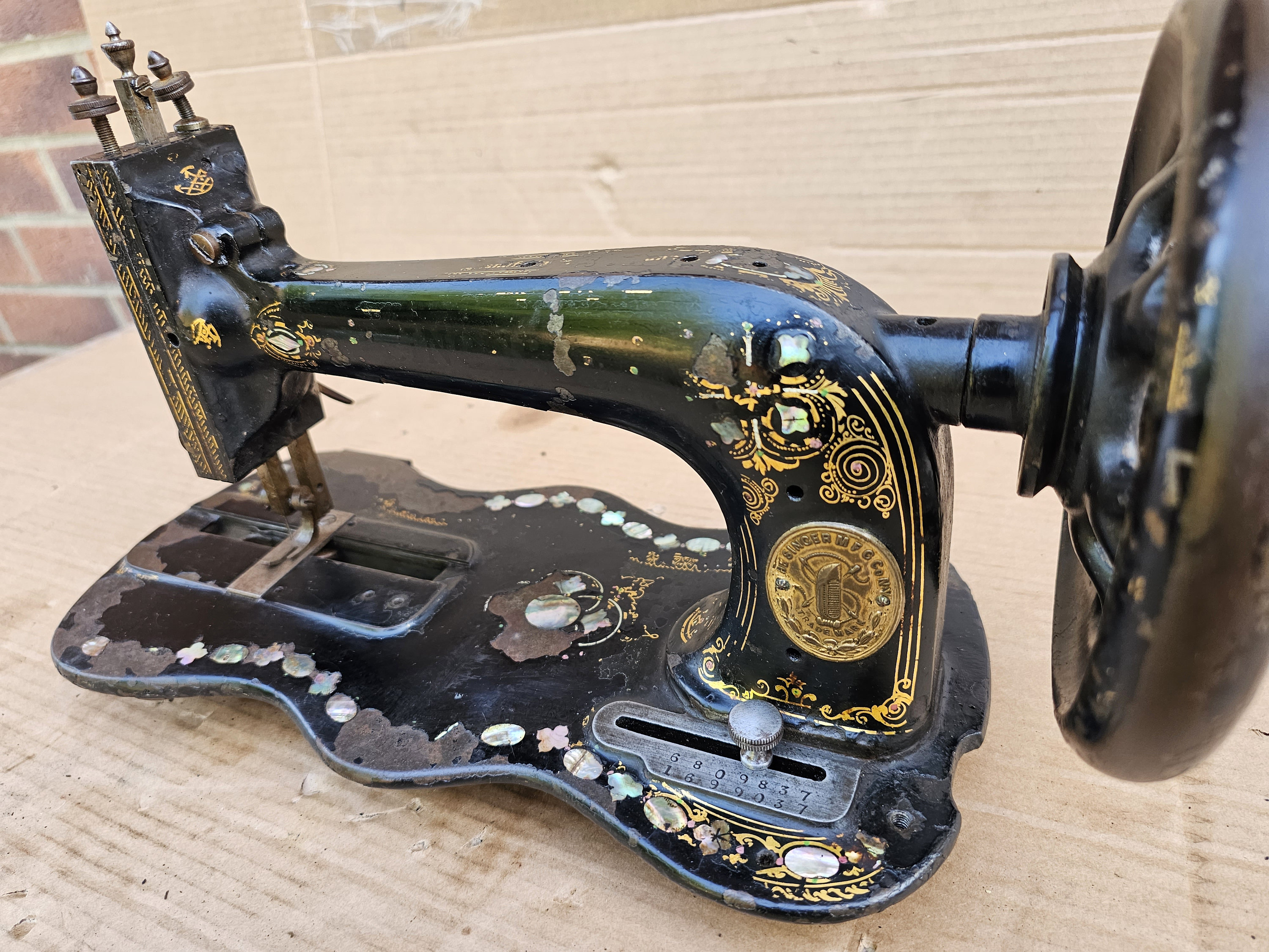 Singer 12K Fiddle Base Antique Sewing Machine Head Only - Etsy