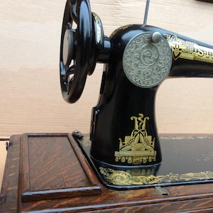Singer 15K Sphinx Antique Electric Sewing Machine - Etsy