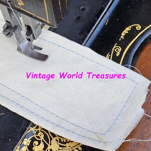 Singer 12K Fiddle Base Sewing Machine With Large Roses Decals - Etsy