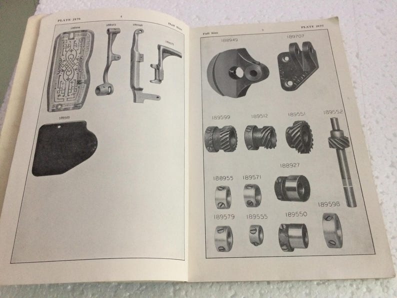 Illustrated List of Parts for Singer 206K10. 206K11, 206K18, 206K19 ...