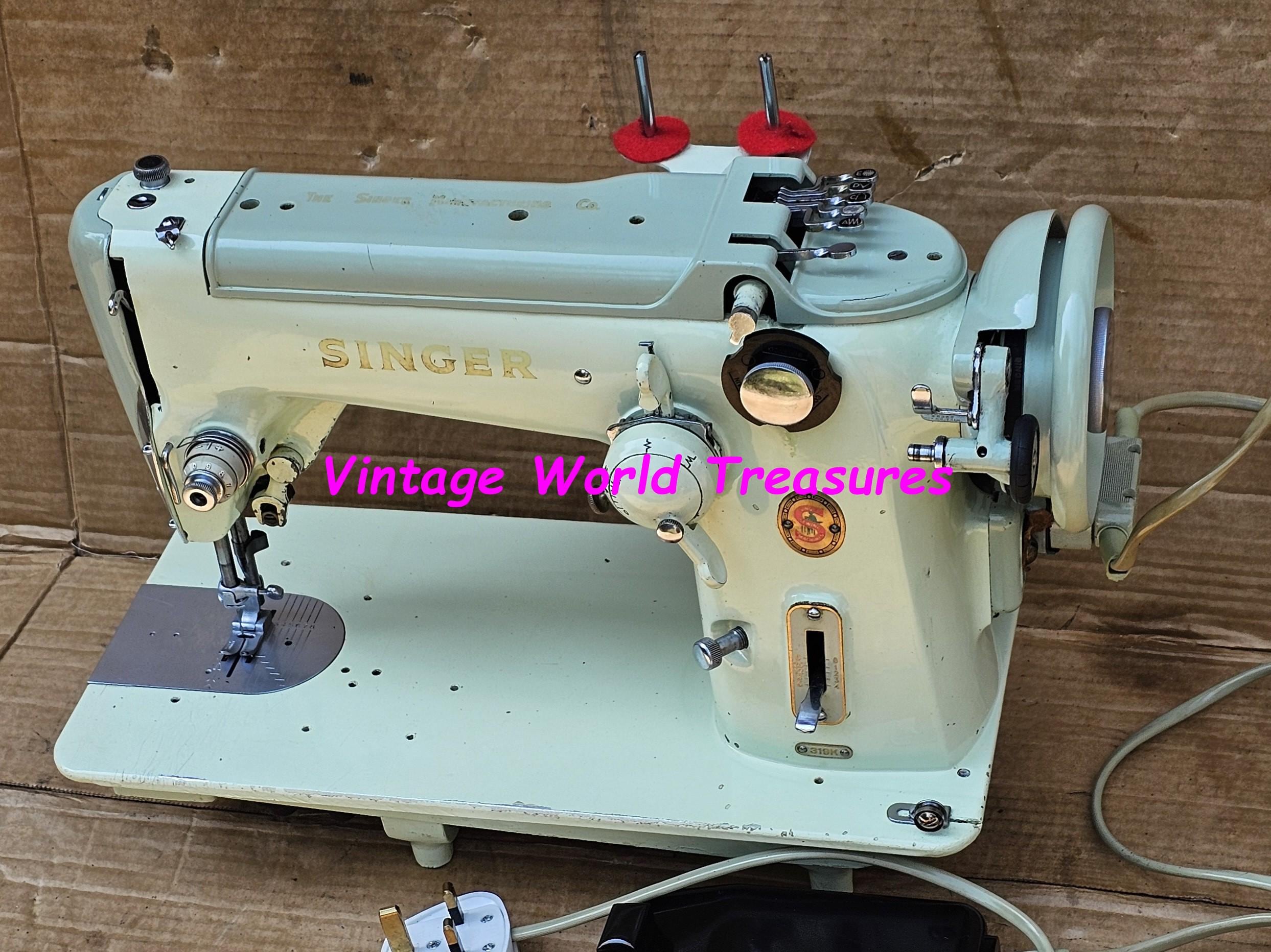 Vintage Singer 319K Zigzag Sewing Machine - Etsy