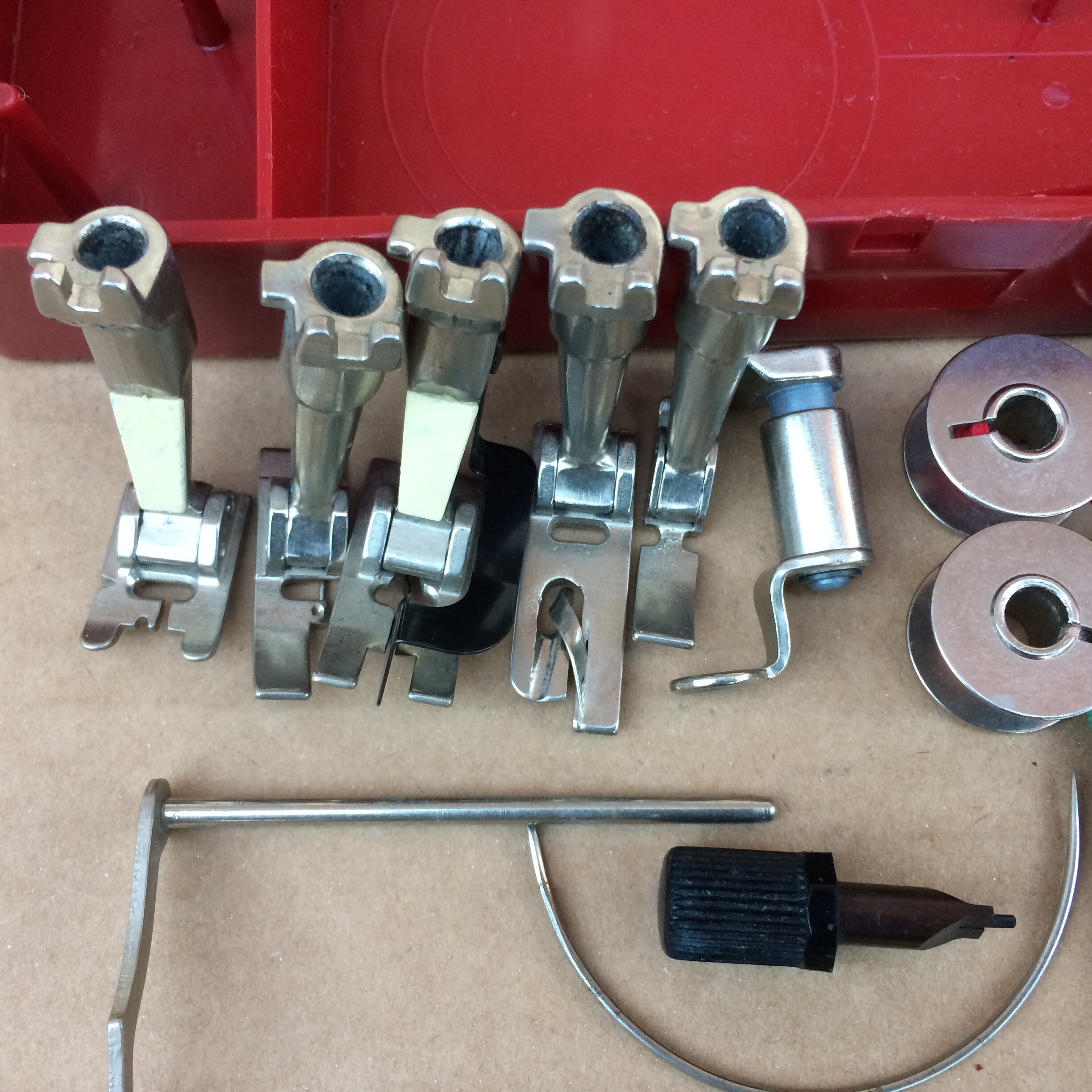 Vintage Old Bernina Sewing Machine Attachments/accessories and Case - Etsy