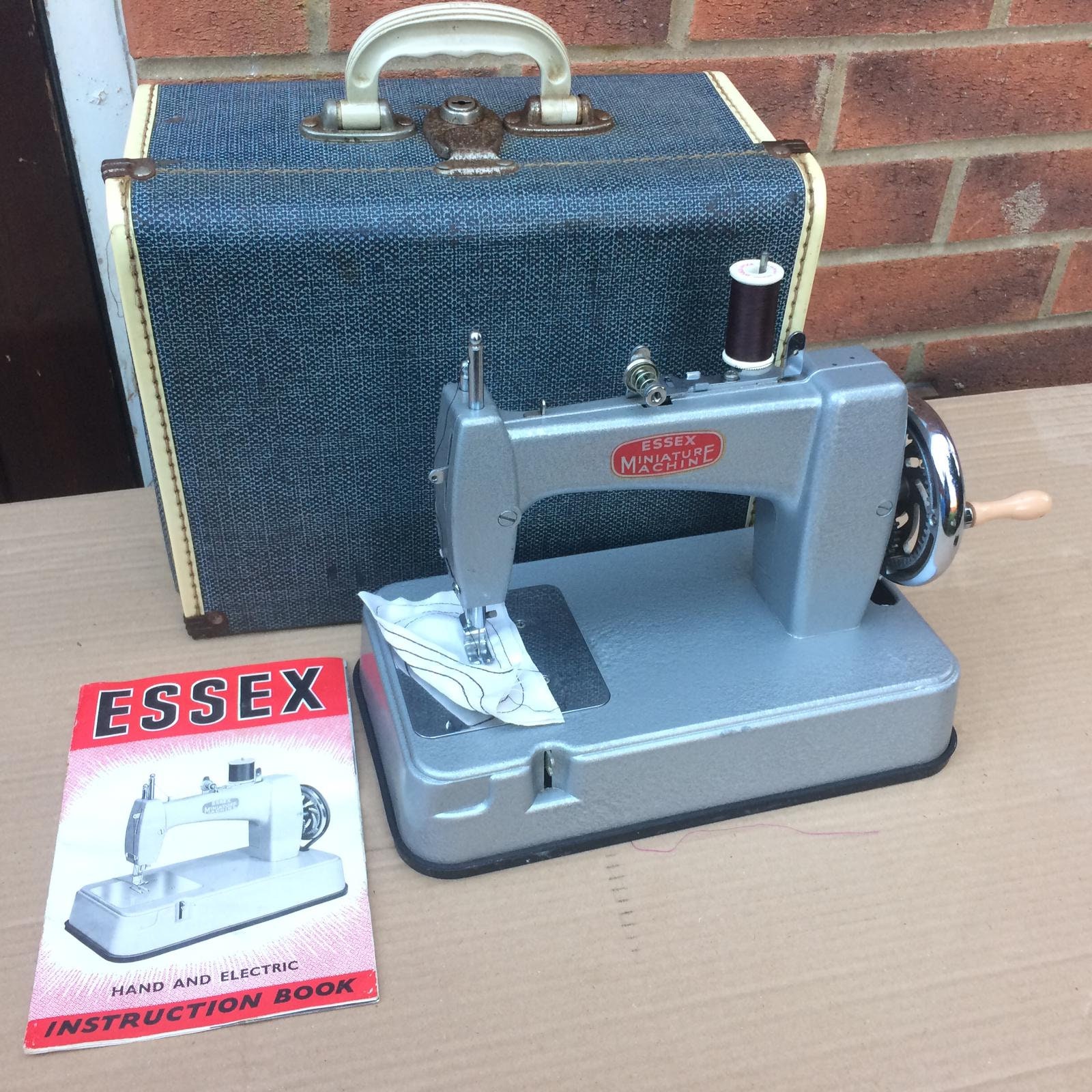 Essex MK2 Miniature/toy Chain Stitch Sewing Machine and Instruction ...
