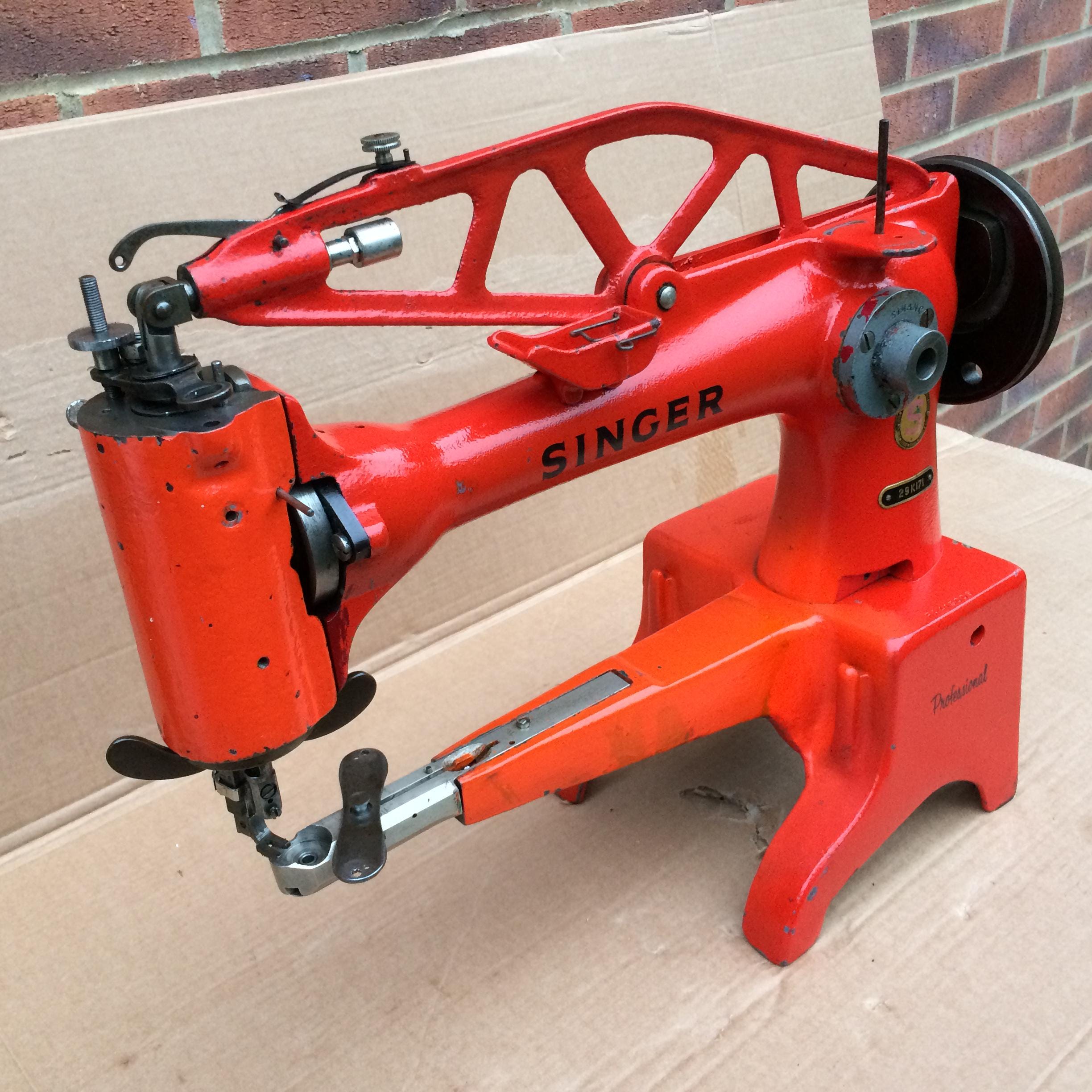 Singer 29k71 Walking Foot Antique Industrial Leather Patcher Machine - Etsy