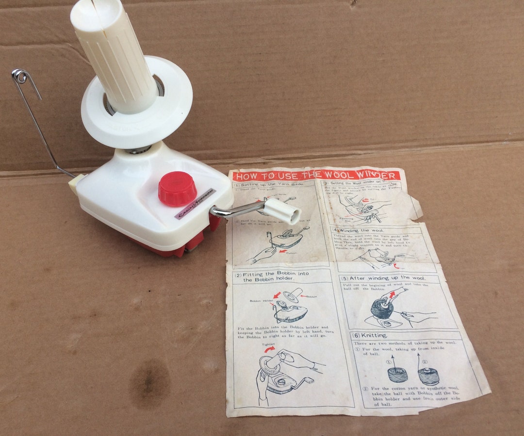 Vintage Empisal Knitmaster Yarn Ball Winder With Instructions - Etsy