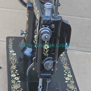 Antique Bradbury No. 6 Sewing Machine Treadle Head With the Duke Trade ...