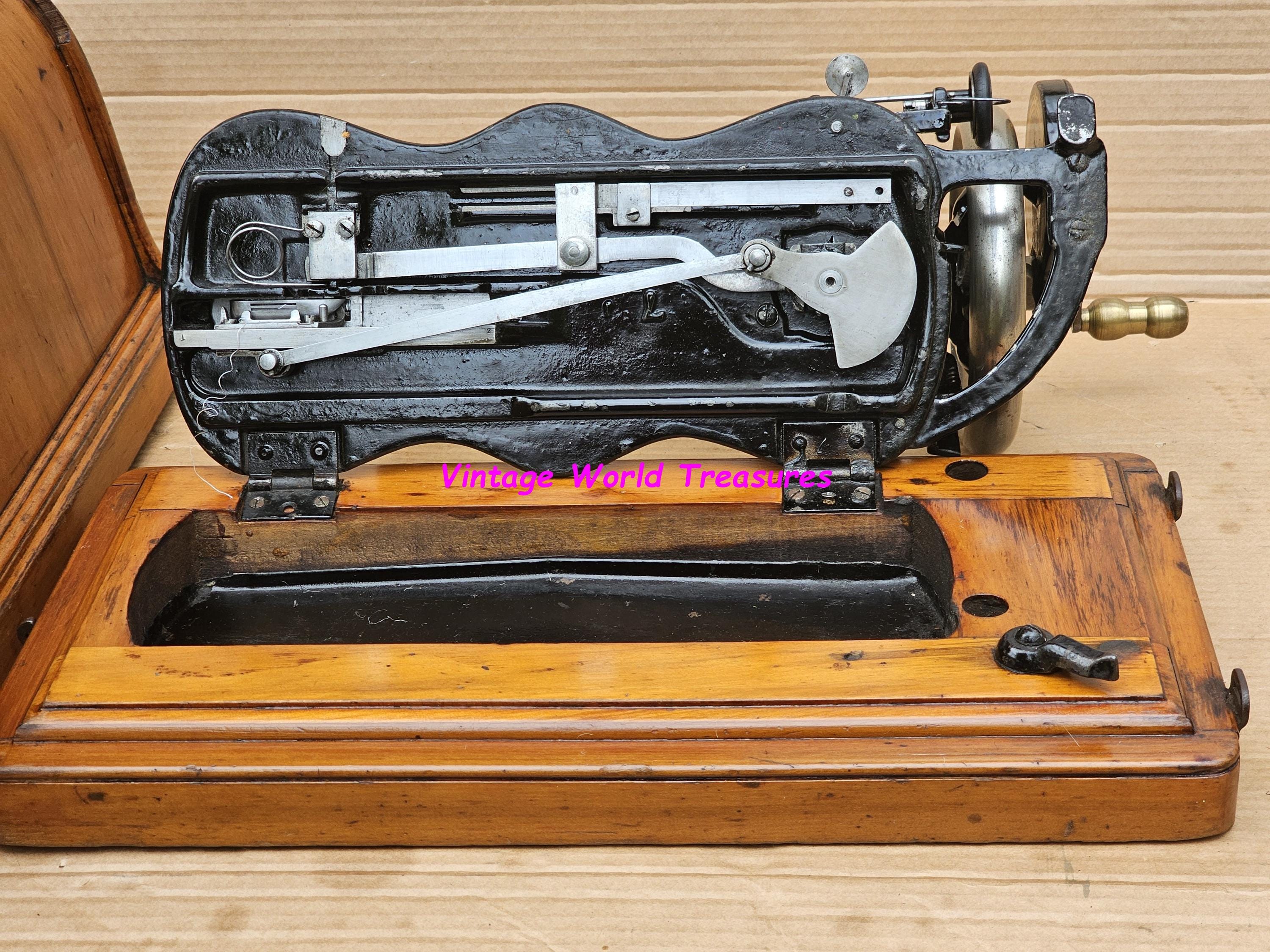 Singer 12K Fiddle Base Hand Crank Sewing Machine - Etsy