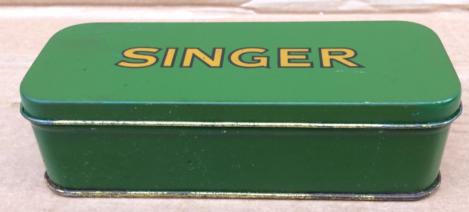 Green Singer Vintage Accessories Tin/case - Etsy