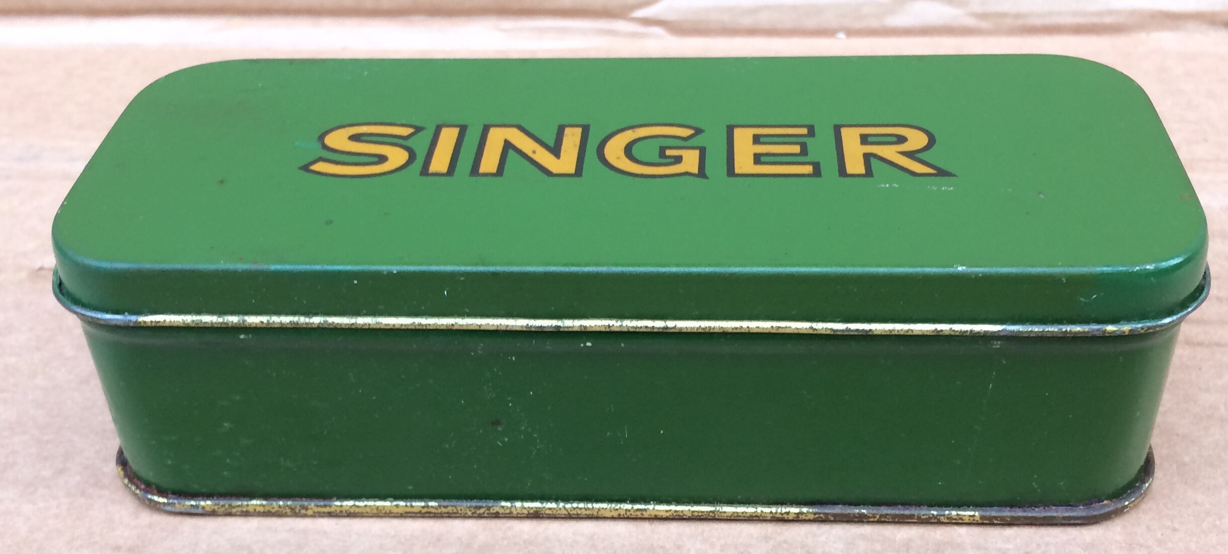 Green Singer Vintage Accessories Tin/case - Etsy