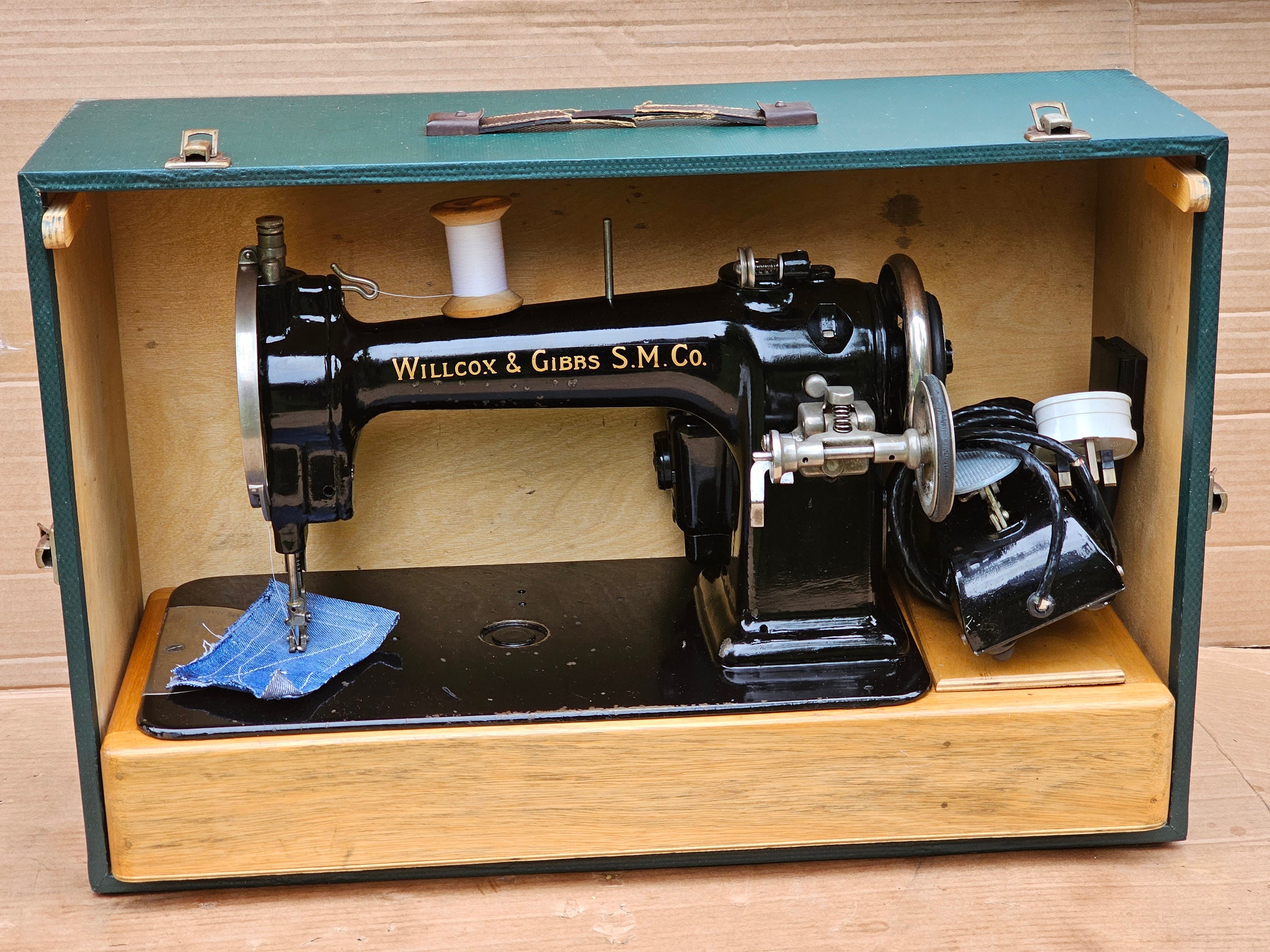 Willcox & Gibbs High Speed Lock-stitch Sewing Mchine Machine - Etsy