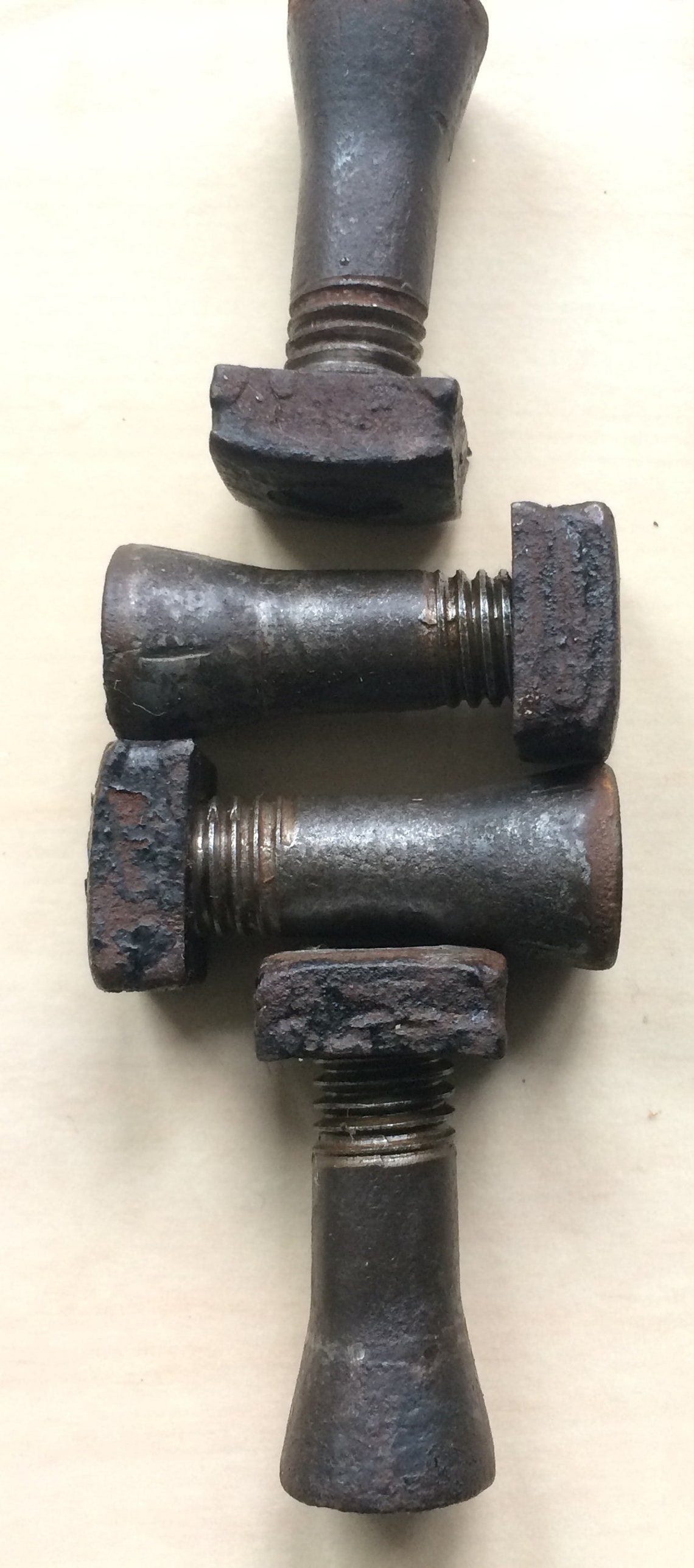 Antique Singer Treadle Sewing Machine Mounting Bolts and Nuts - Etsy UK