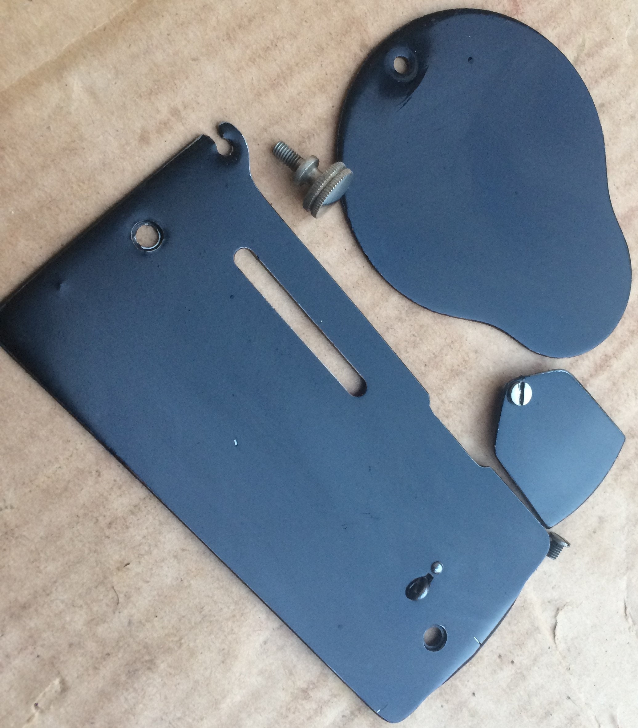 Antique Singer 28, 128 Black Side Face Plate and Back Plates - Etsy UK