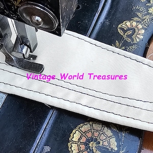 Antique Singer 12K Fiddle Base Hand Crank Sewing Machine Ottoman ...